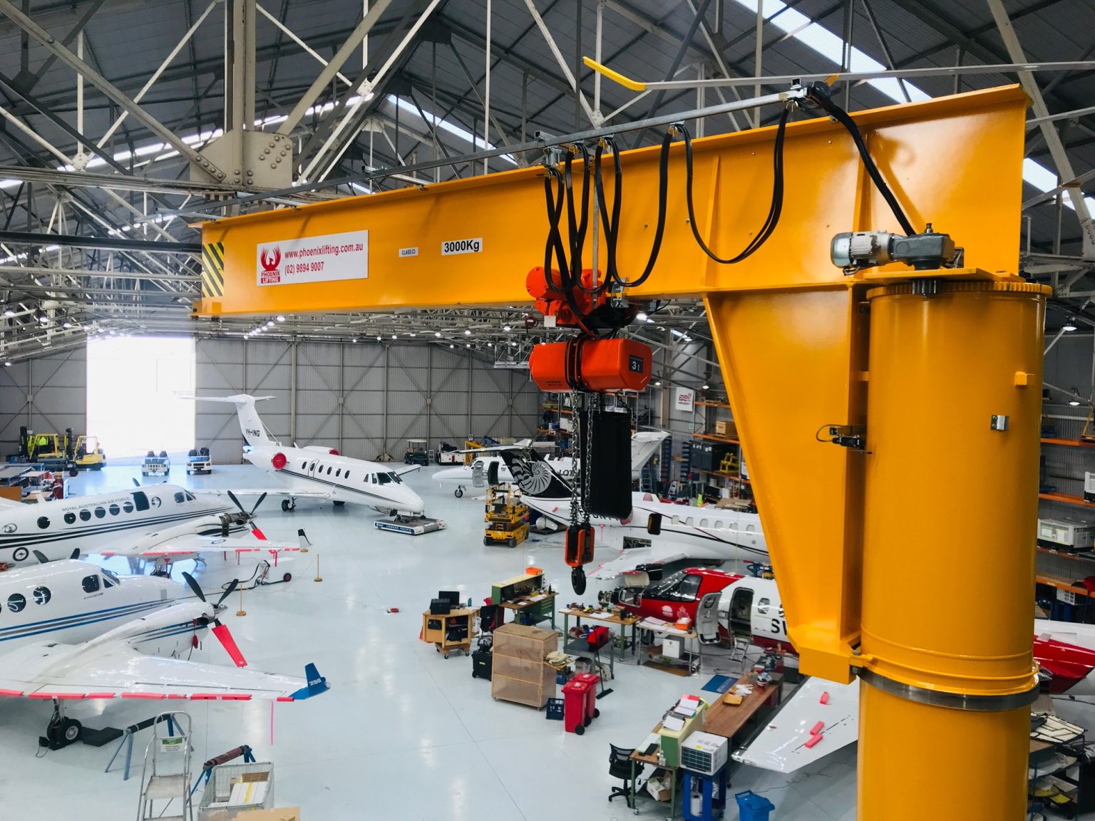 3T Slewing Jib Crane | Phoenix Lifting